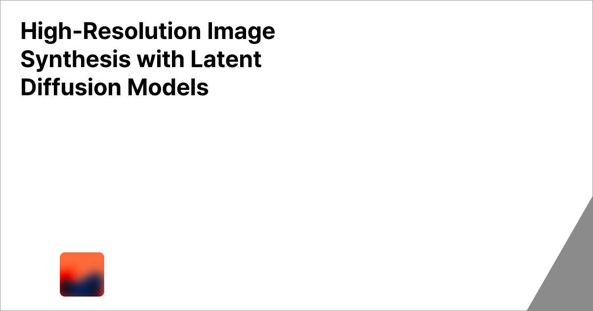 High-Resolution Image Synthesis with Latent Diffusion Models - Kim Hojin